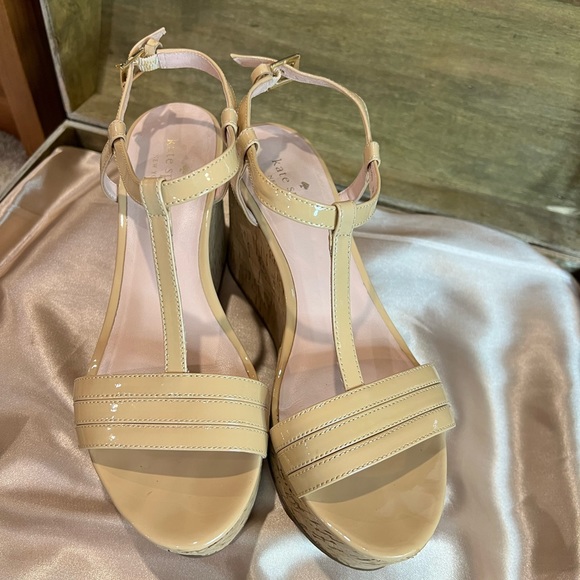 kate spade | Shoes | Kate Spade Platform Beige Sandals | Poshmark